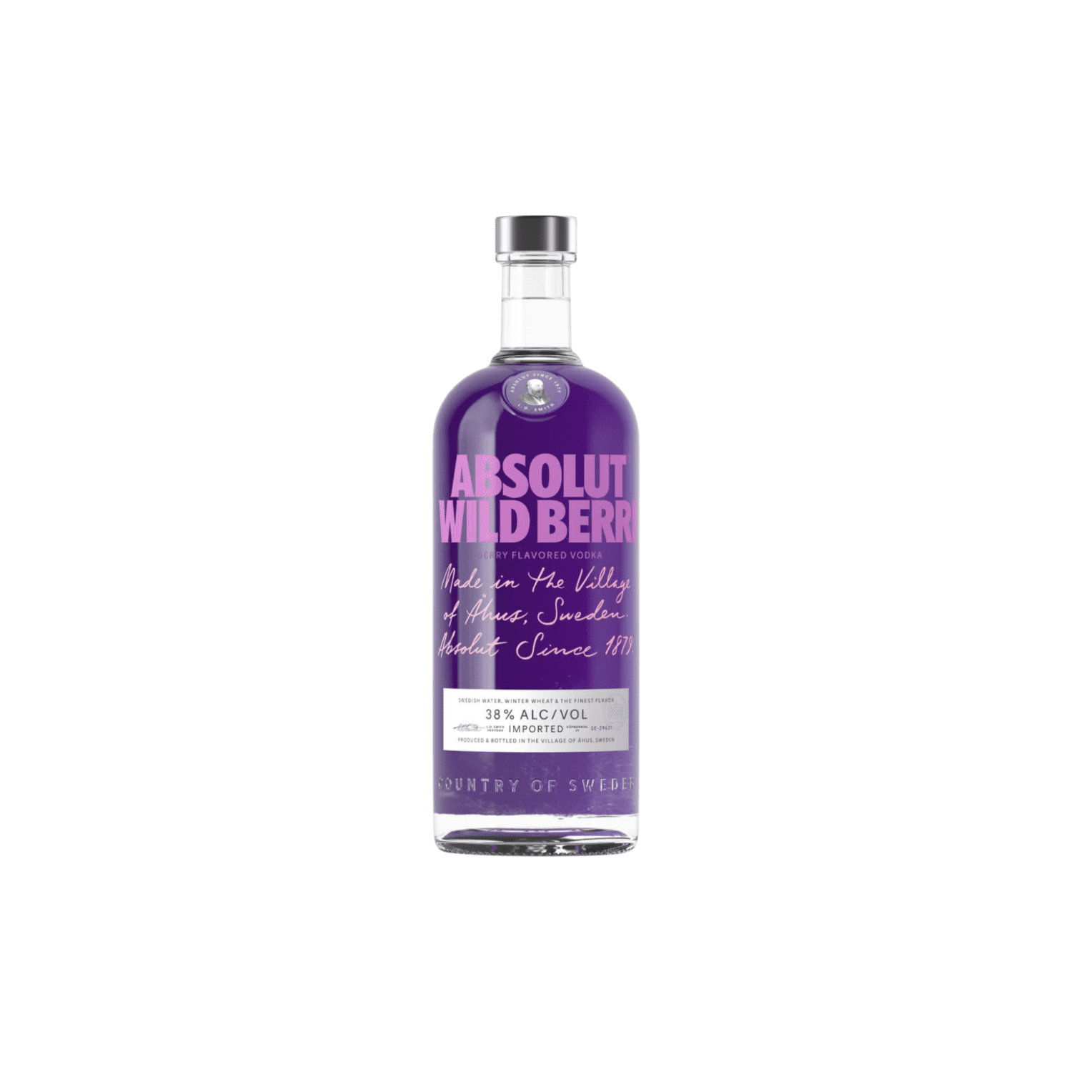 Absolut No Sugar Added Wild Berri Vodka, 750 ml 38% ABV - Walmart.com