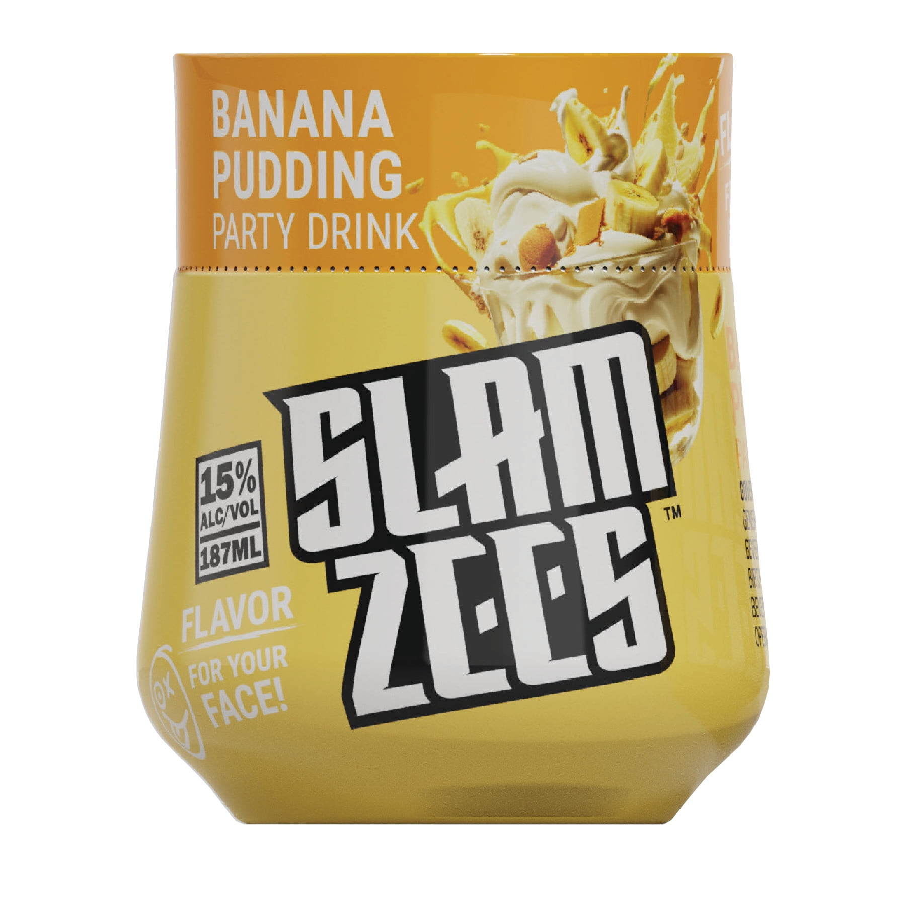 Slamzees Banana Pudding Party Drink Texas Wine Based Cocktail, 187 ml ...