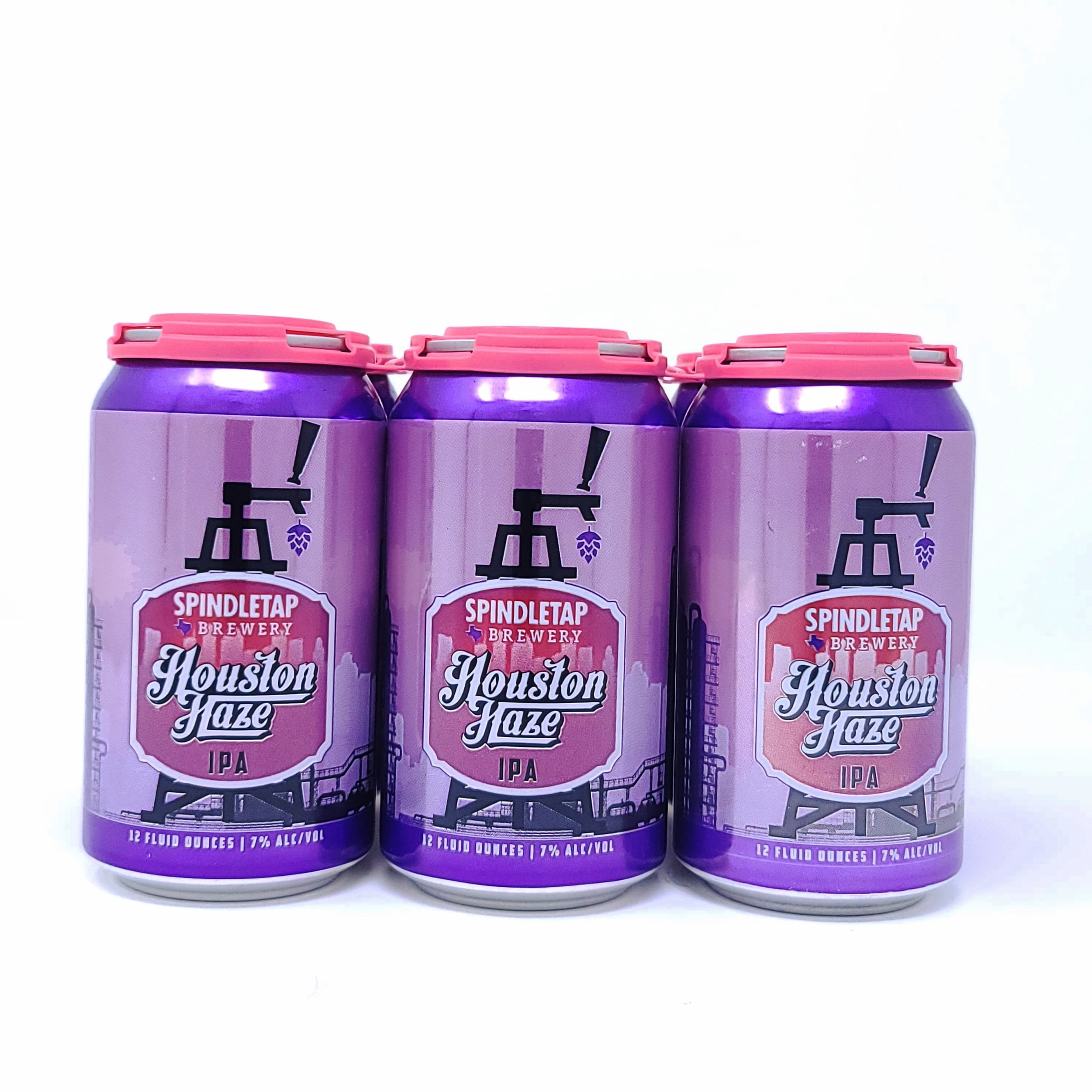 Microbreweries Spindletap Houston Haze, 6.5% Alcohol, 6 Pack 12 Oz ...