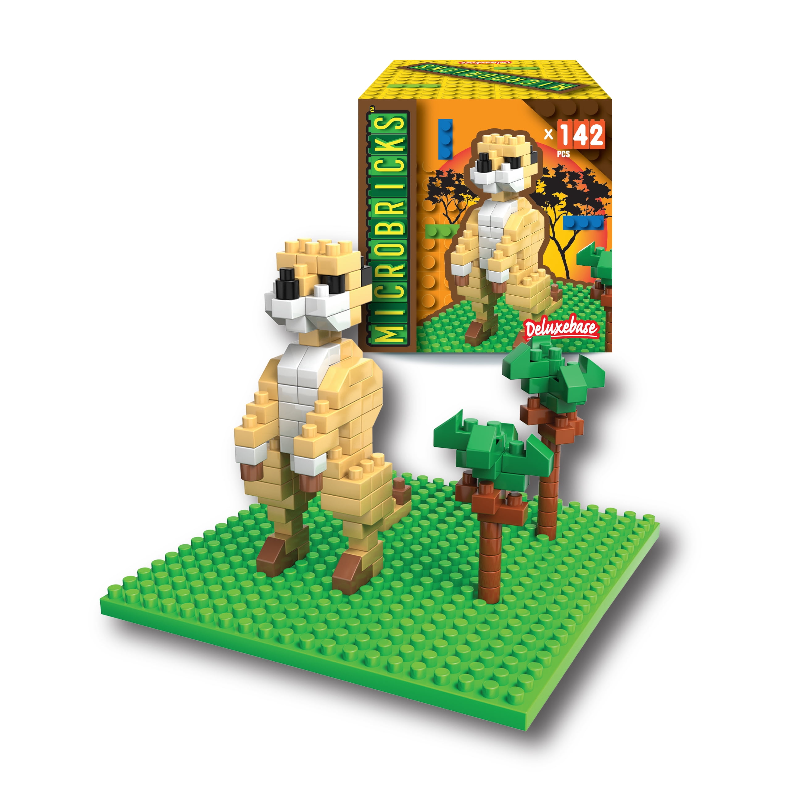 Microbricks Meerkat from Deluxebase. Safari Themed 3D Puzzle Mini ...