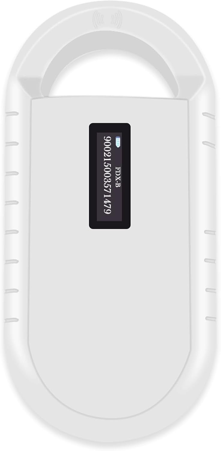 Microchip Scanner Iso11784 85 Fdx B Emid 128 Records Data Storage And