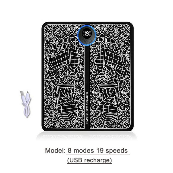 Microcurrent EMS Fisioterapia Care Feet Pad Blood Circulation Muscle ...