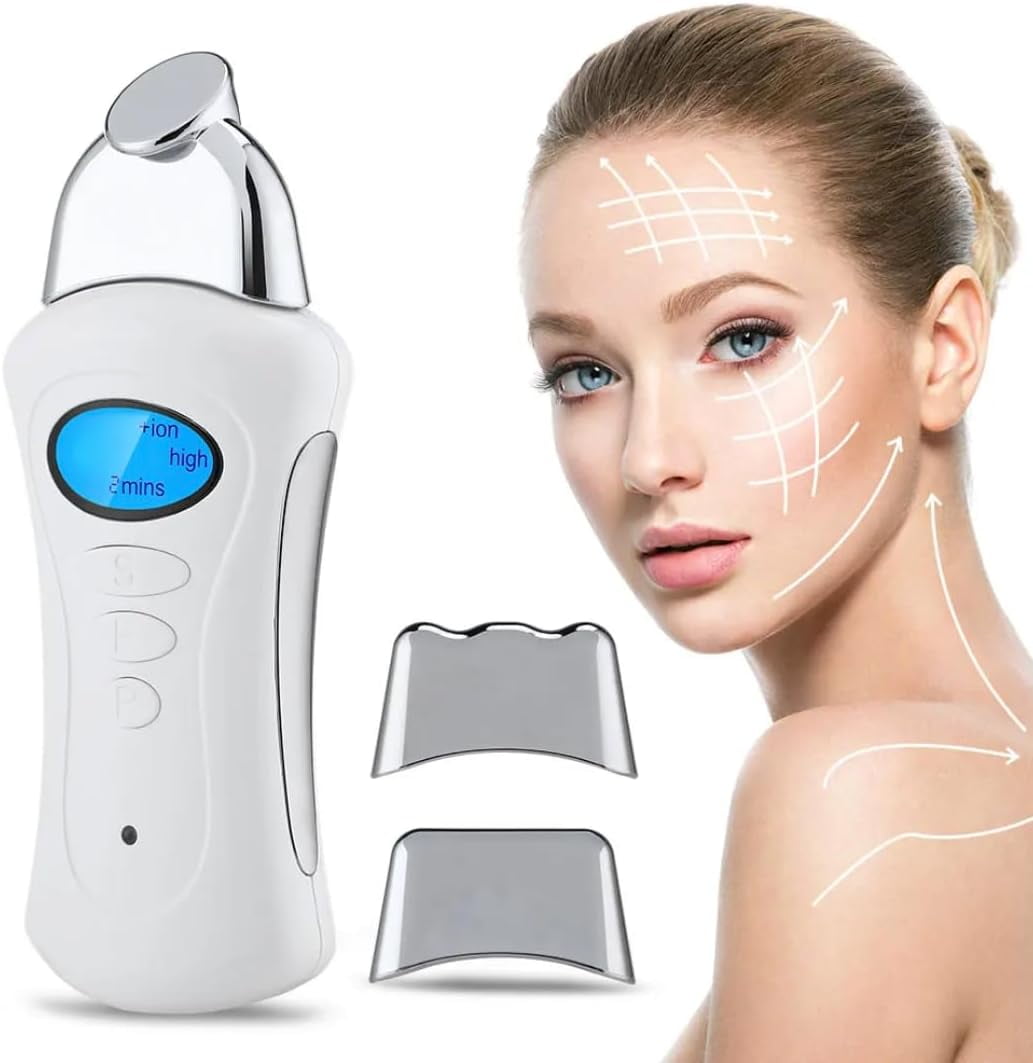 Microcurrent Facial Machine, White - Skin Rejuvenation by [Brand ...
