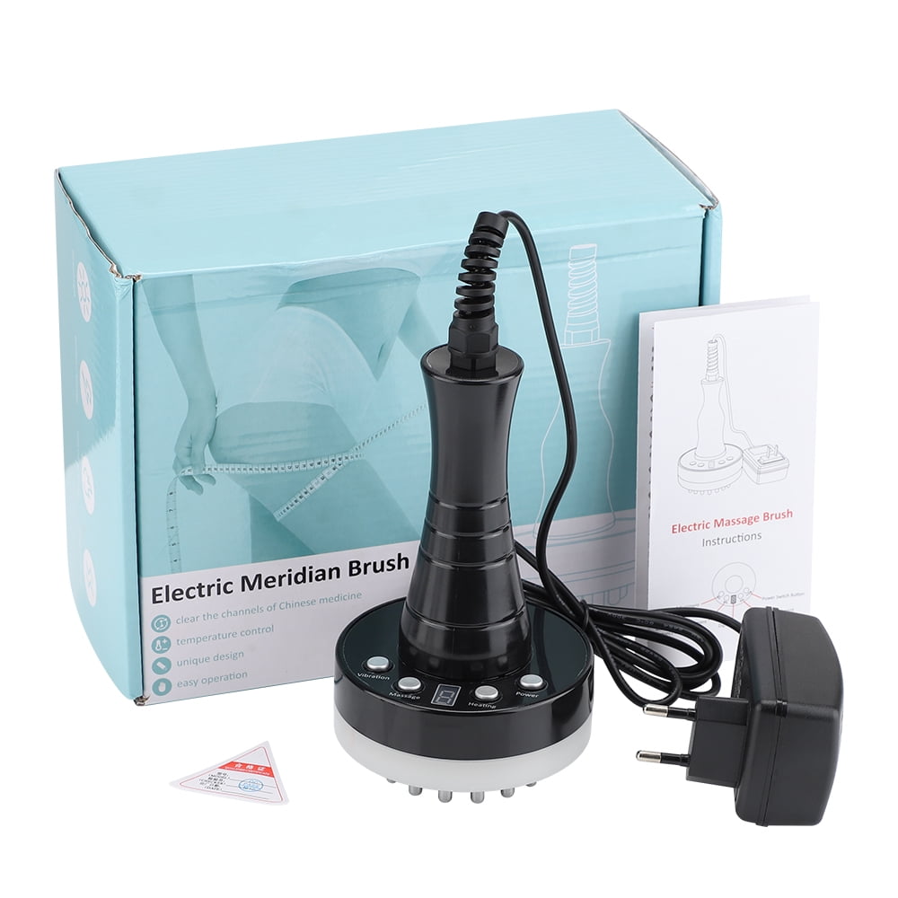 Microcurrent Meridian Massage Brush Hot Compress Body Shaping Fat ...