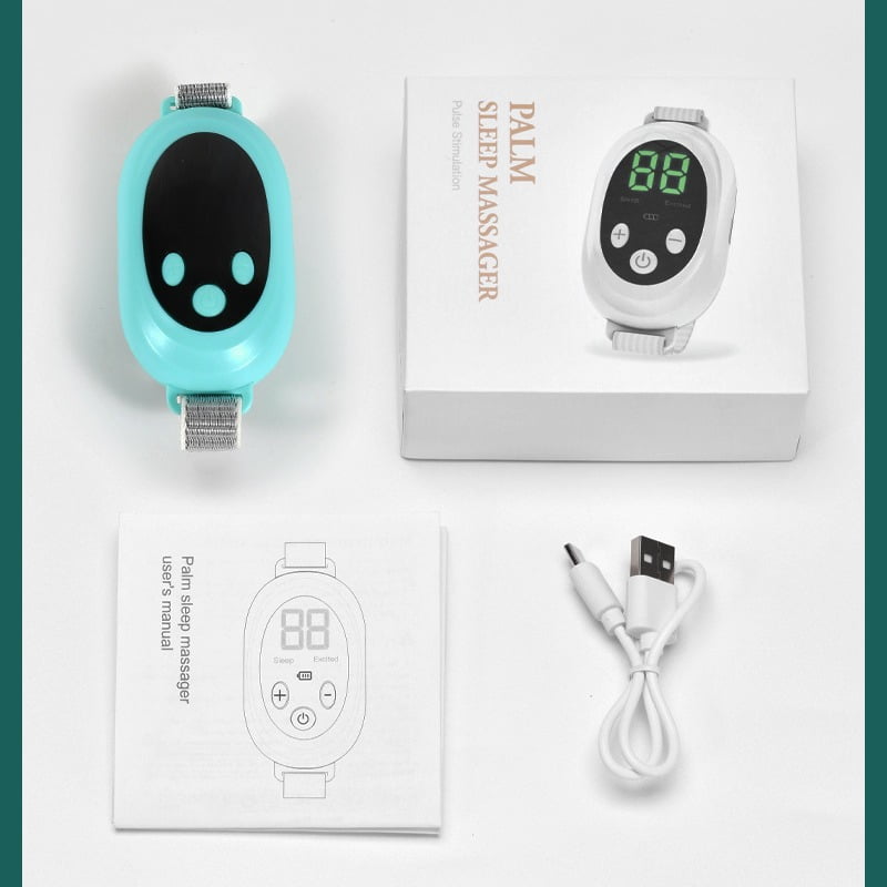 Microcurrent smart sleep device Handheld sleep aid device Low frequency ...