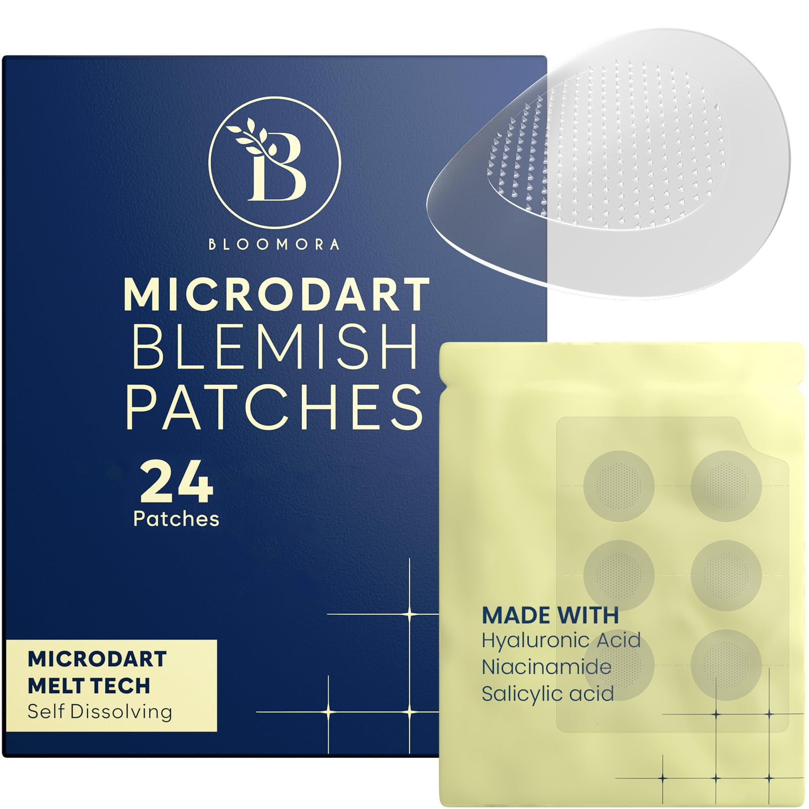 Microdart Acne Patch, Zit Patches for Cystic Acne Overnight Care ...