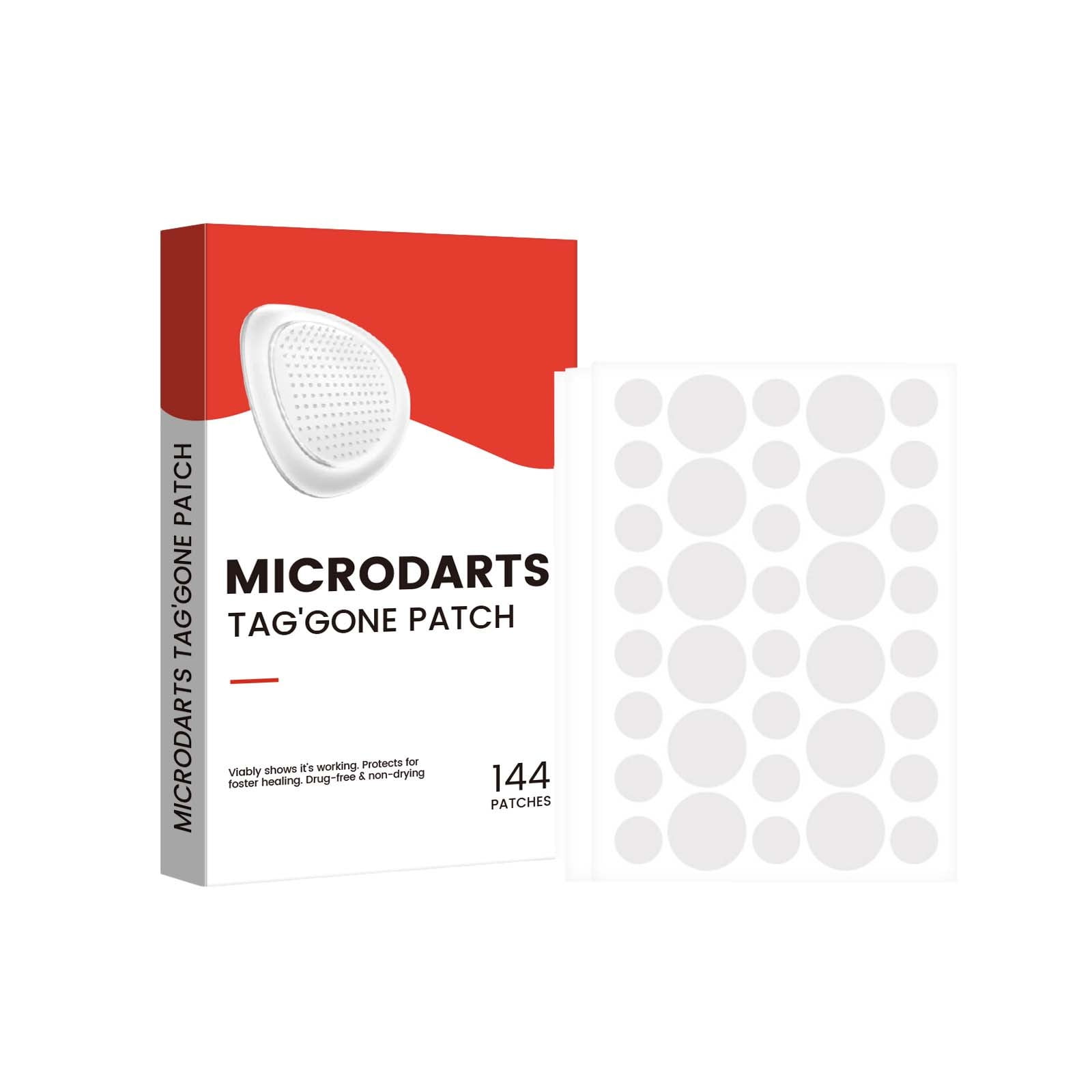 Microdarts Tag'gone Patch, Pimple Patches, Microdart Tag Gone Pimple ...