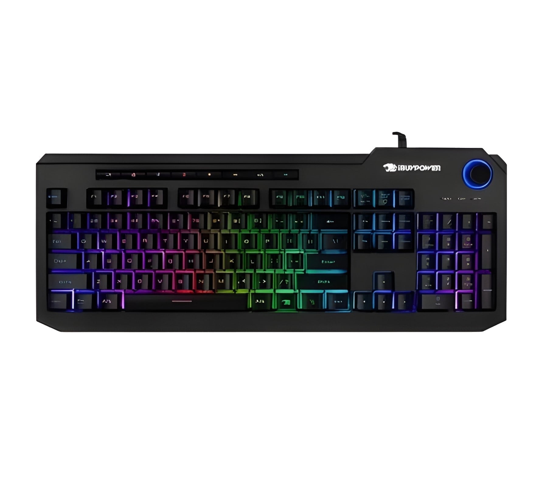 Microdaz Gaming Keyboard, RGB Backlit, Mechanical Switches, One-Handed ...