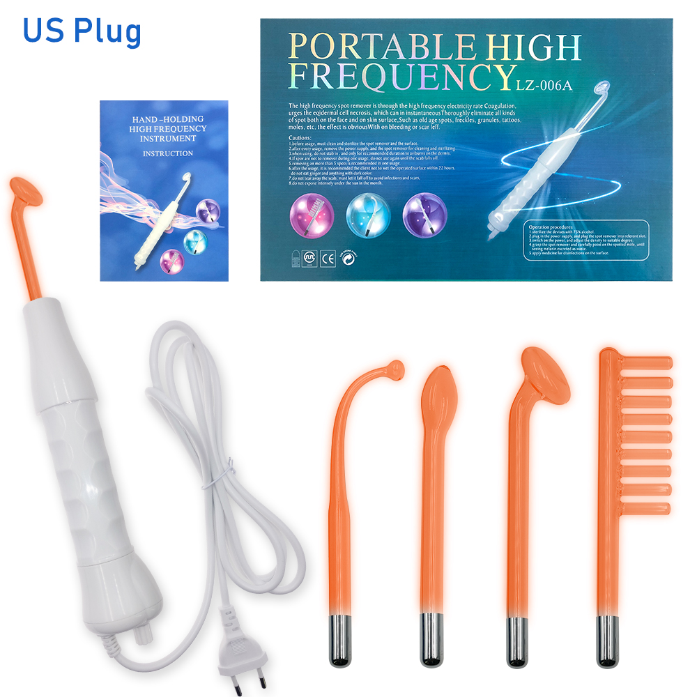 Microdermabrasion Devices 4pcs High Frequency Facial skin care wand ...