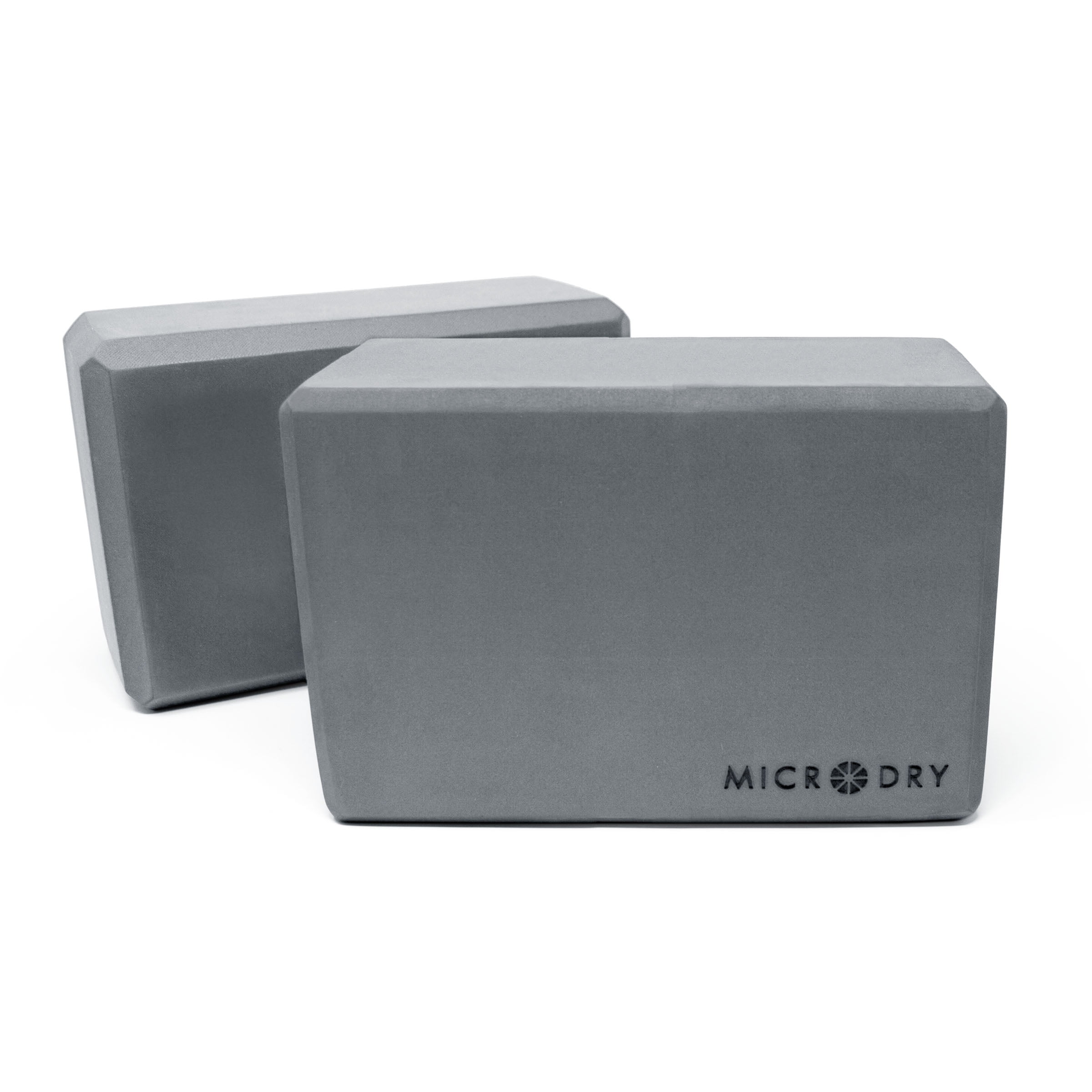Microdry Fitness 2-Piece Foam Block Set for Enhanced Stretching, Light ...