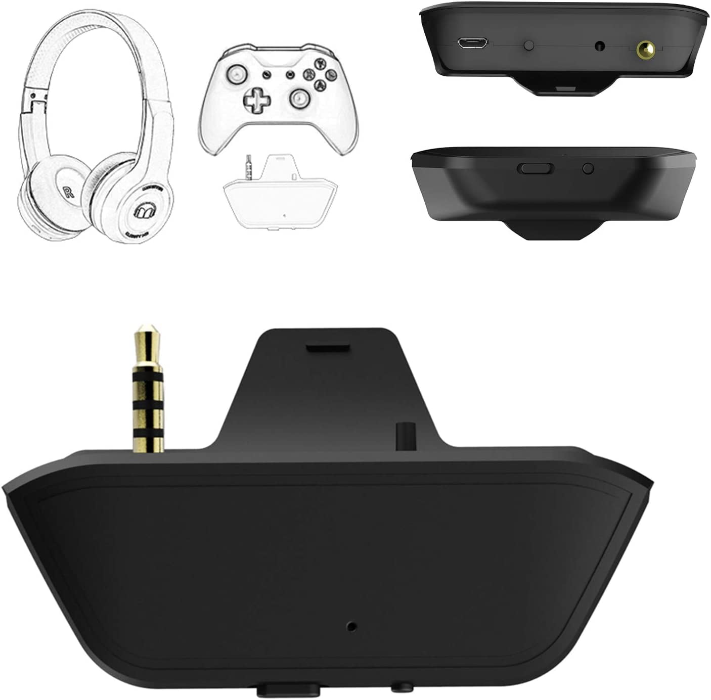 Microea Bluetooth Xbox one Transmitter Dongle Stereo Headset Audio ...