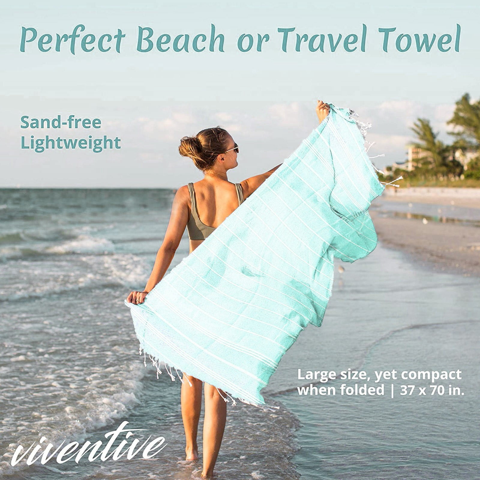 Microfiber Beach Towel Soft And Highly Absorbent Bathroom Yoga Travel ...
