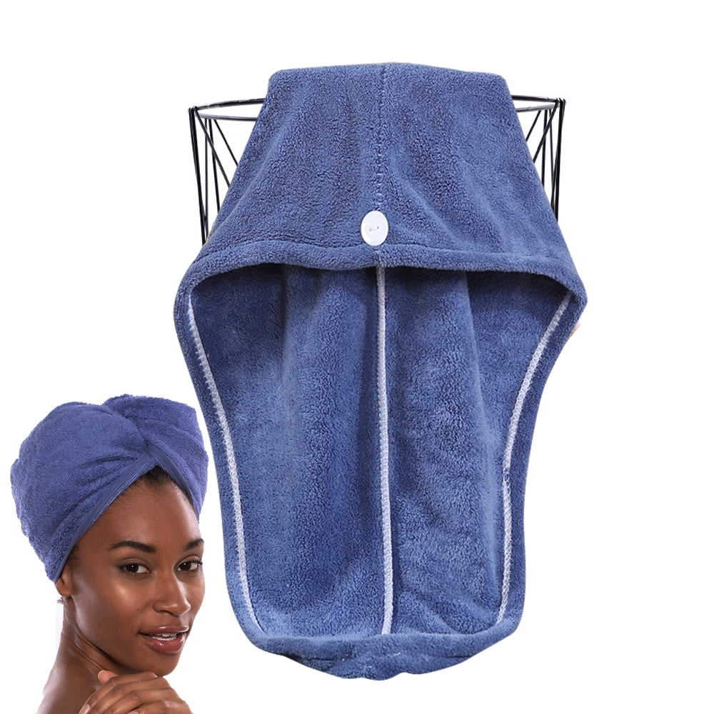 Microfiber Cap Absorption Dry Hair Cap Shower Cap Towel - Walmart.com