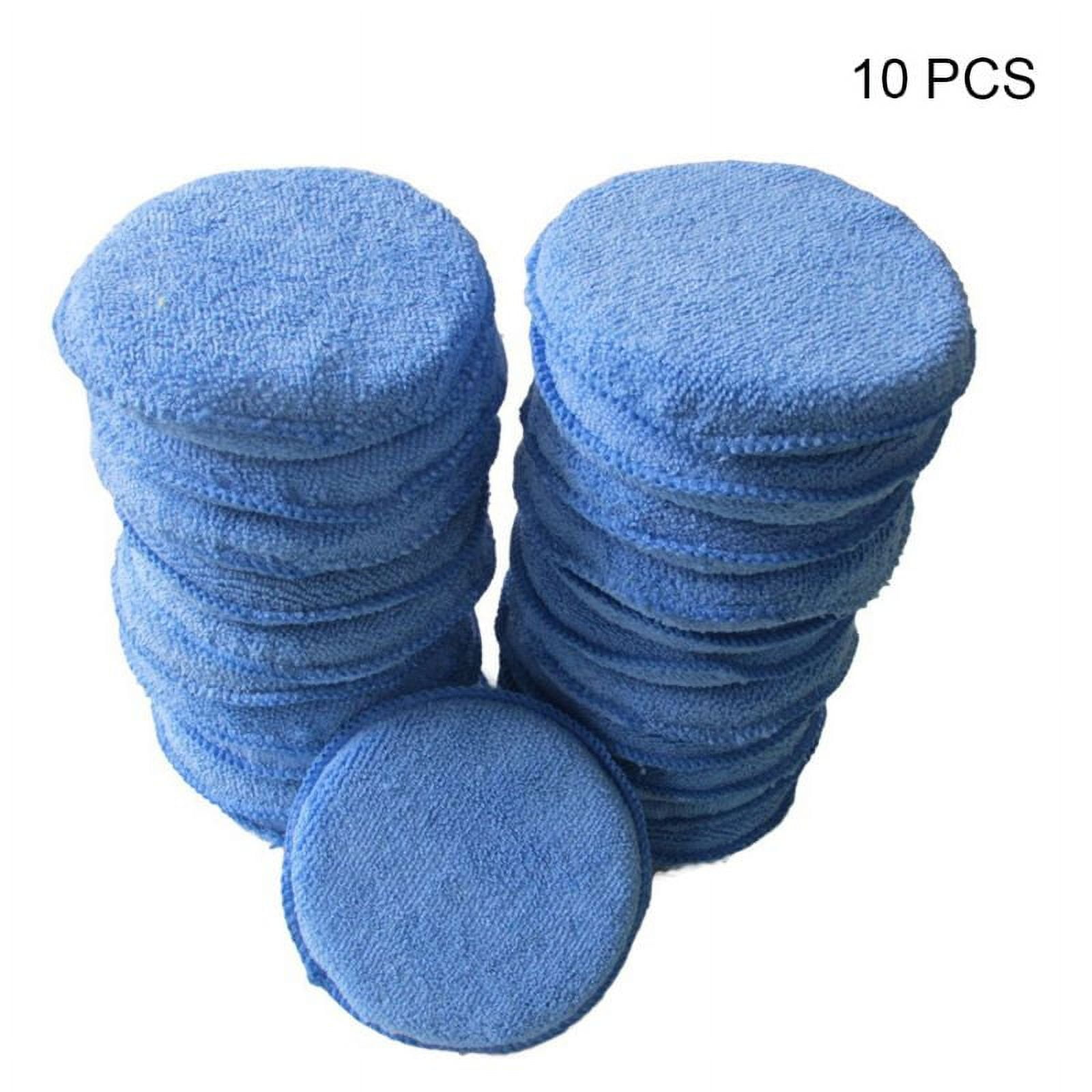 Microfiber Car Detailing Applicator Pads, Car Wax Applicator, 5 Inch ...
