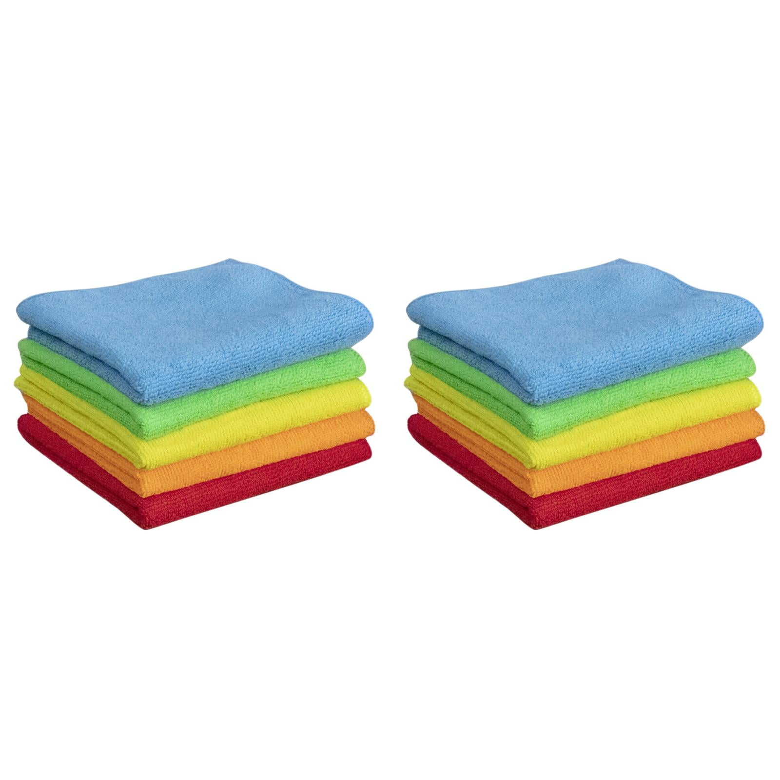 Microfiber Cleaning Cloth 12PK, Micro Fiber Cloth for Cleaning Cars ...