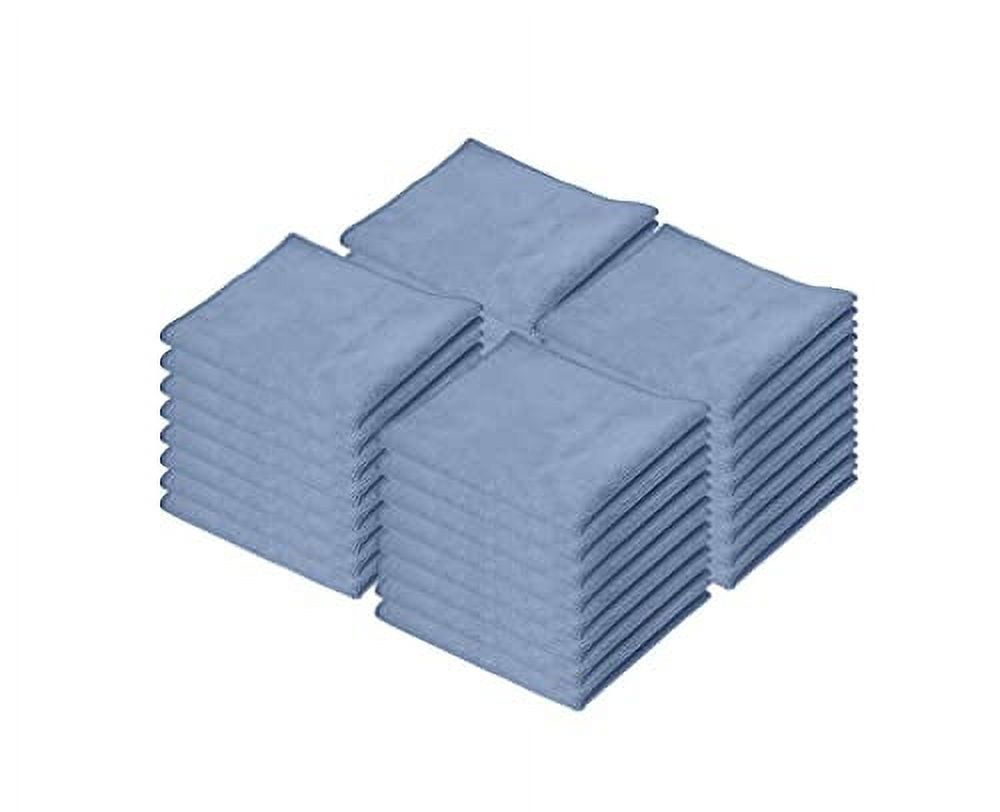 Microfiber Cleaning Cloth 16"x16" Washable Rags for Car, Kitchen, Bath ...