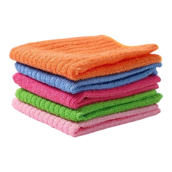 Microfiber Cleaning Cloth 5 Pack, Microfiber Towels for Cars, Highly ...
