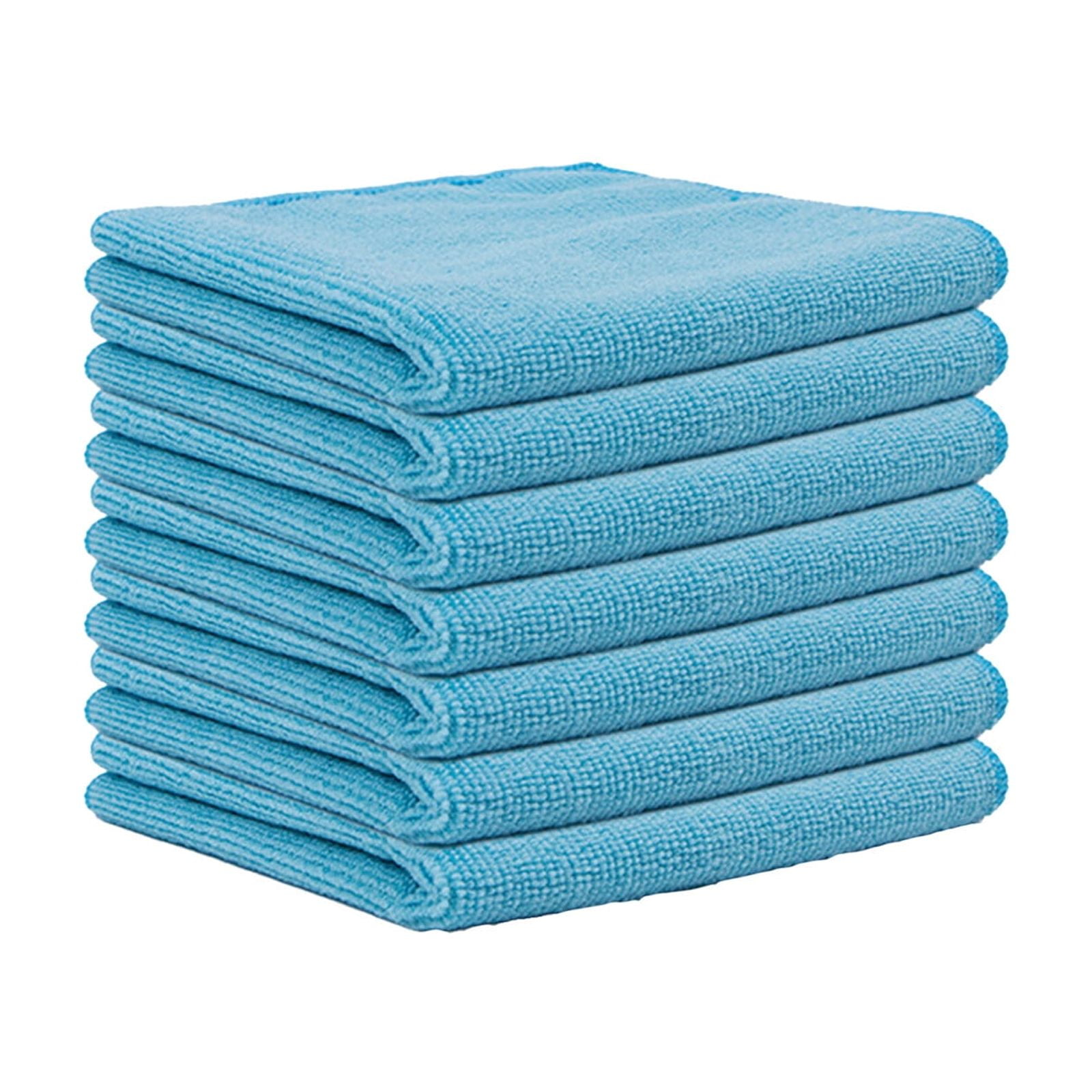 Microfiber Cleaning Cloth 9.85"x9.85", Ultra Soft Absorbent Microfiber ...