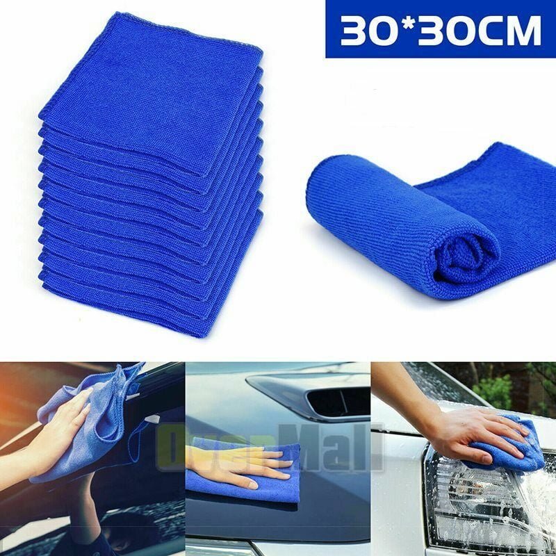 Microfiber Cleaning Cloth Rag Car Wash Polishing Detailing Towel ...