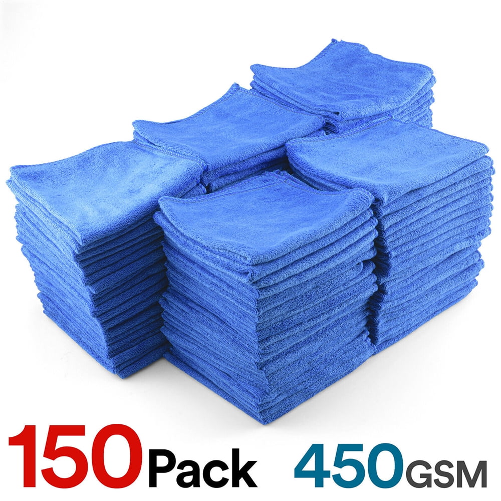 Microfiber Cleaning Cloth Rag Car Waxing Cloth No Scratches Auto Detail ...