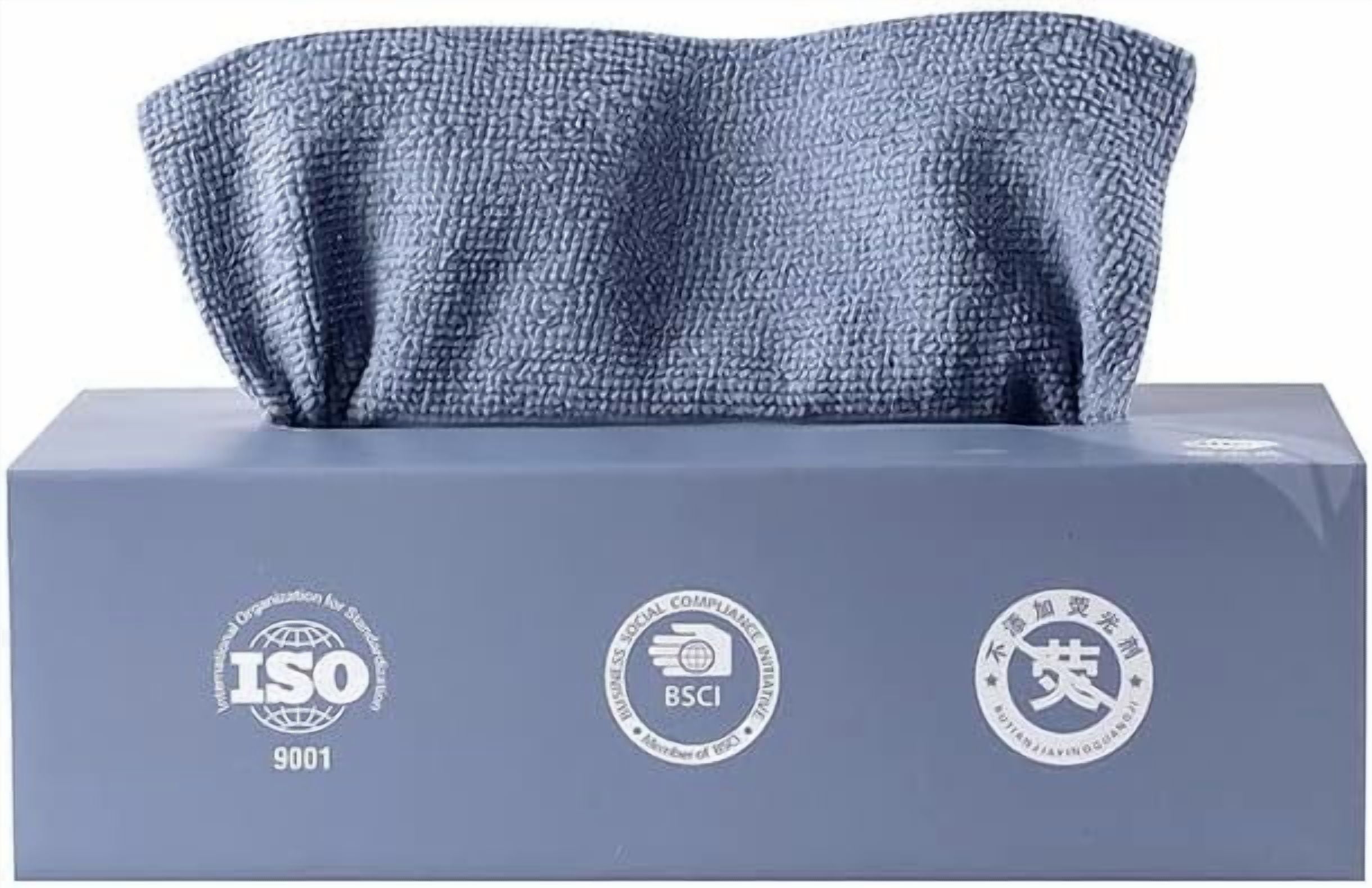 Microfiber Cleaning Cloth Rags in A Box, 20 Pack 7.9x7.9 Inch Reusable ...