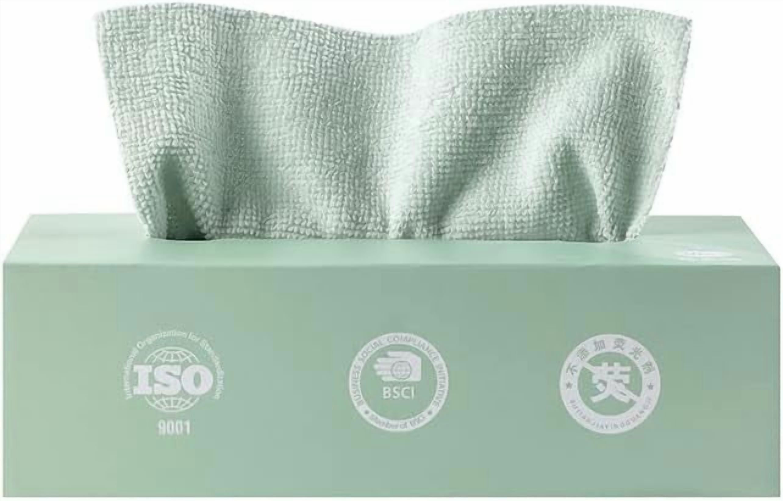 Microfiber Cleaning Cloth Rags in A Box, 20 Pack 7.9x7.9 Inch Reusable ...