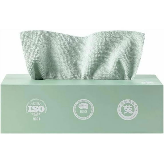 Microfiber Cleaning Cloth Rags in A Box, 20 Pack 7.9x7.9 Inch Reusable ...