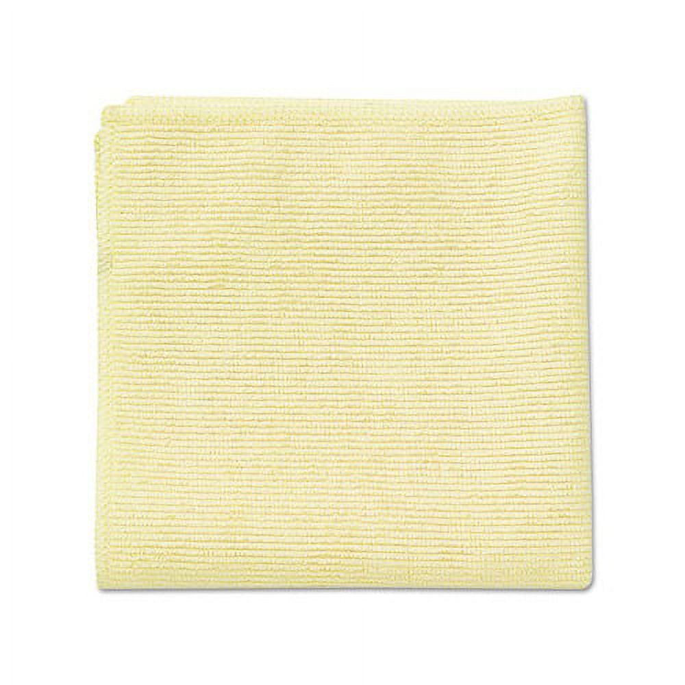 Microfiber Cleaning Cloths 16 x 16, Yellow, 24/Pack - Walmart.com