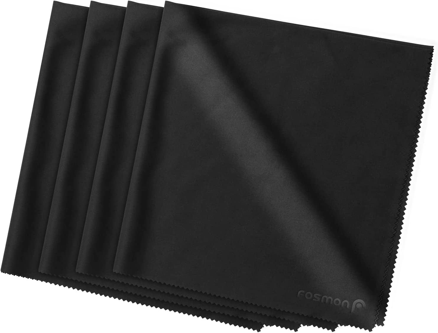 Microfiber Cleaning Cloths (4 Pack), 16 x 16 inch Extra Large Dust Rag ...