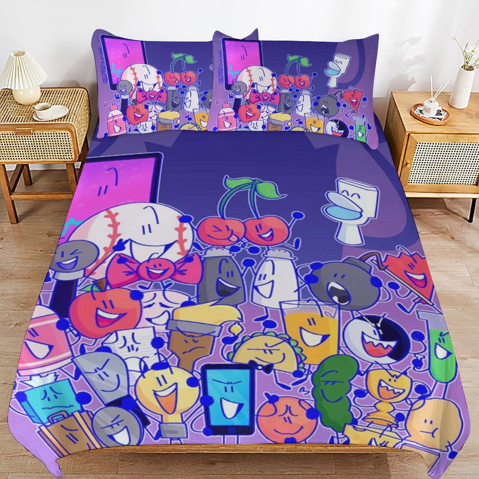 Microfiber Comforter Set,3D Printing Battle for Bfdi Unique 3 Piece ...