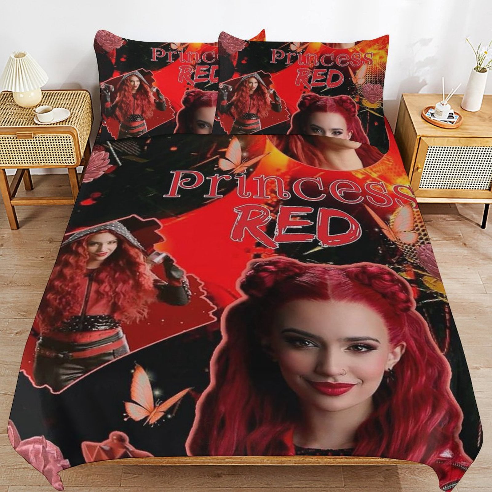 Microfiber Comforter Set,3D Printing Descendants Unique 3 Piece Bedding ...