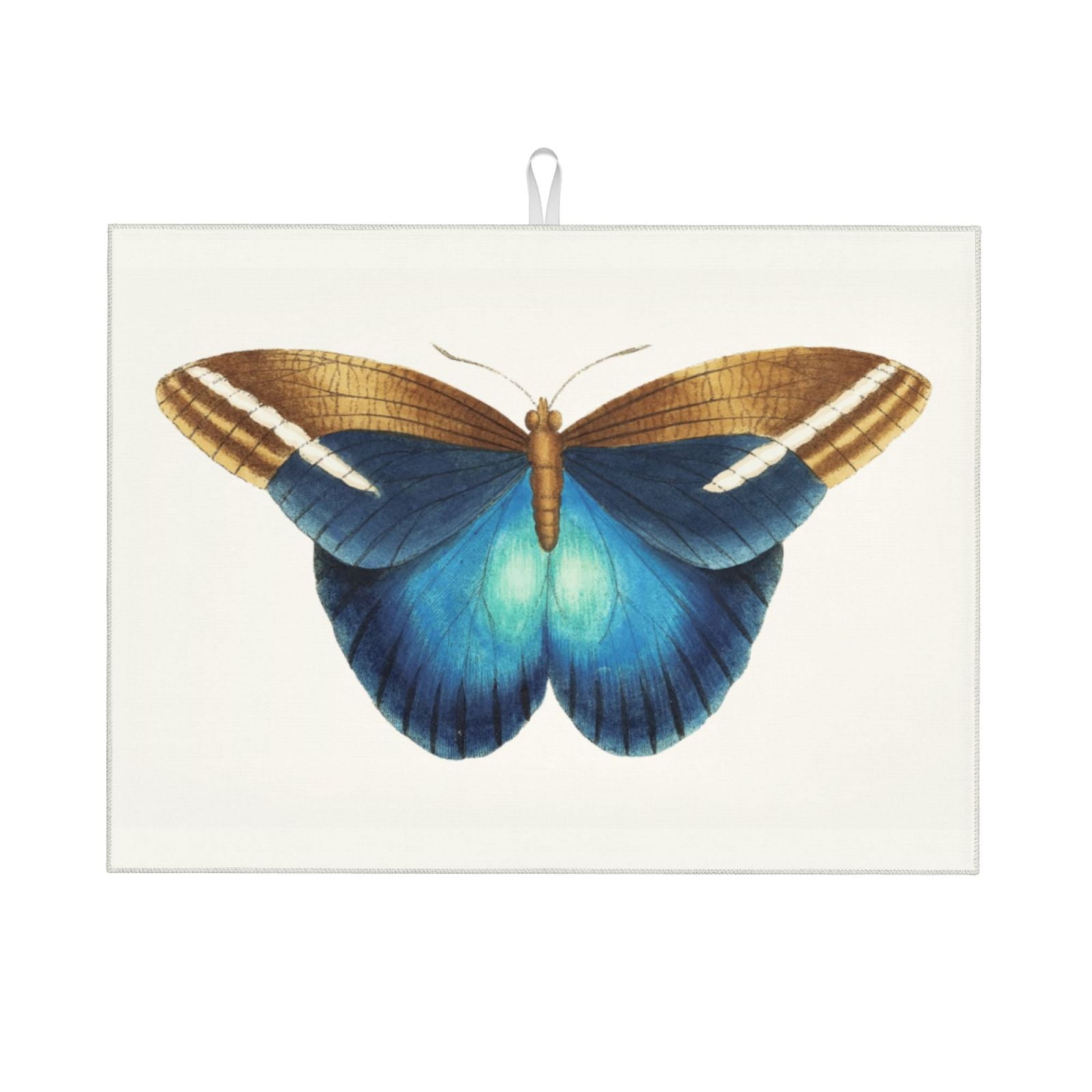 Microfiber Dish Drying Mat, Realistic Butterfly King Dish Drying Pad ...