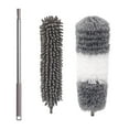 Microfiber Duster 100 Inch Telescopic Washable Detachable Dusting Brush ...