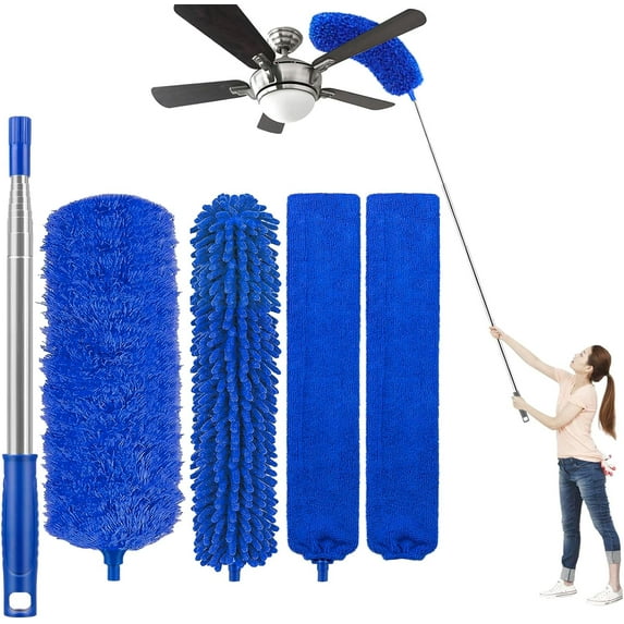 Microfiber Duster 5-in-1 Kit for Dusting and Cleaning - 30-100 ...