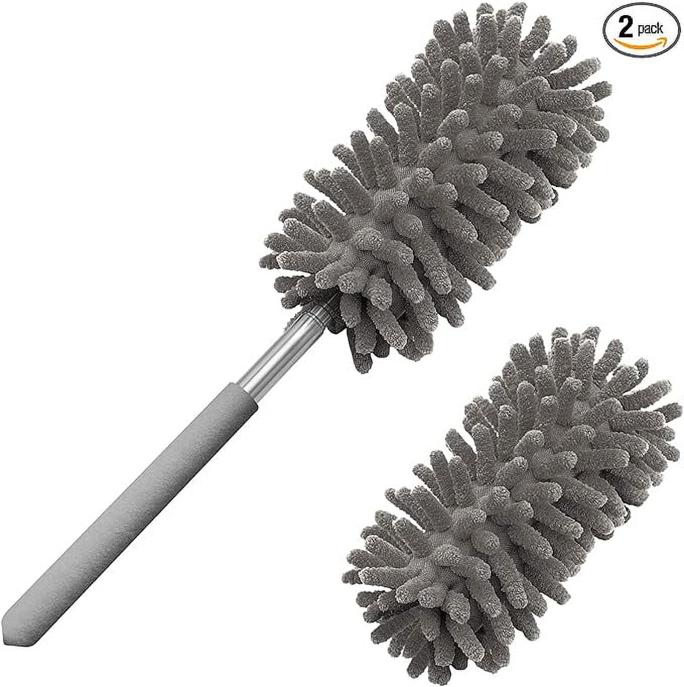Microfiber Duster for Cleaning, Tukuos Hand Washable Dusters with 2pcs ...