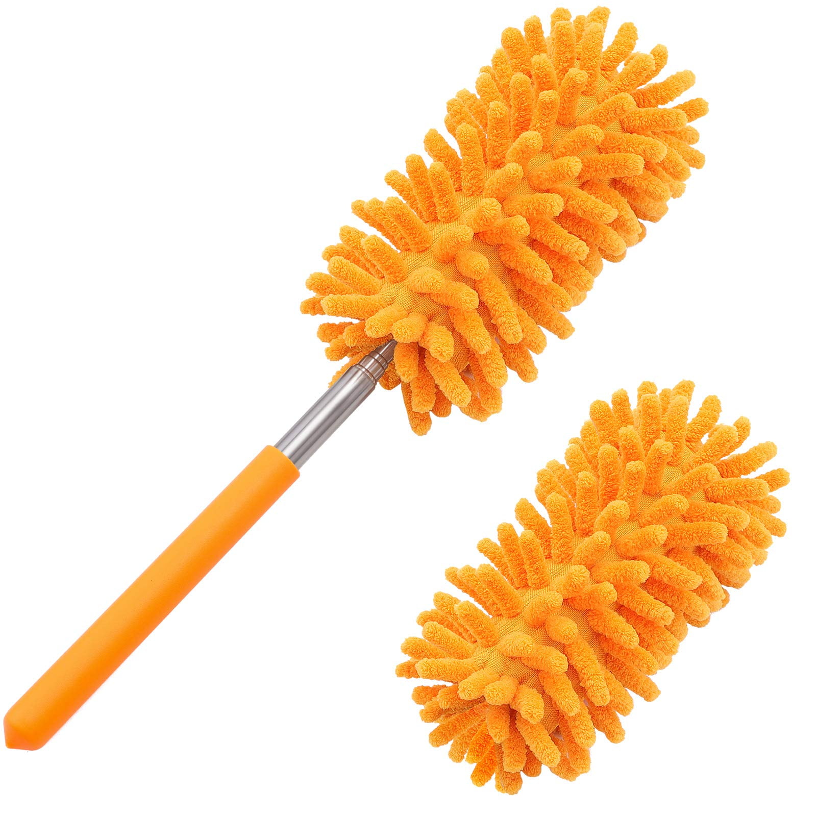 Microfiber Duster for Cleaning, Tukuos Hand Washable Dusters with 2pcs ...