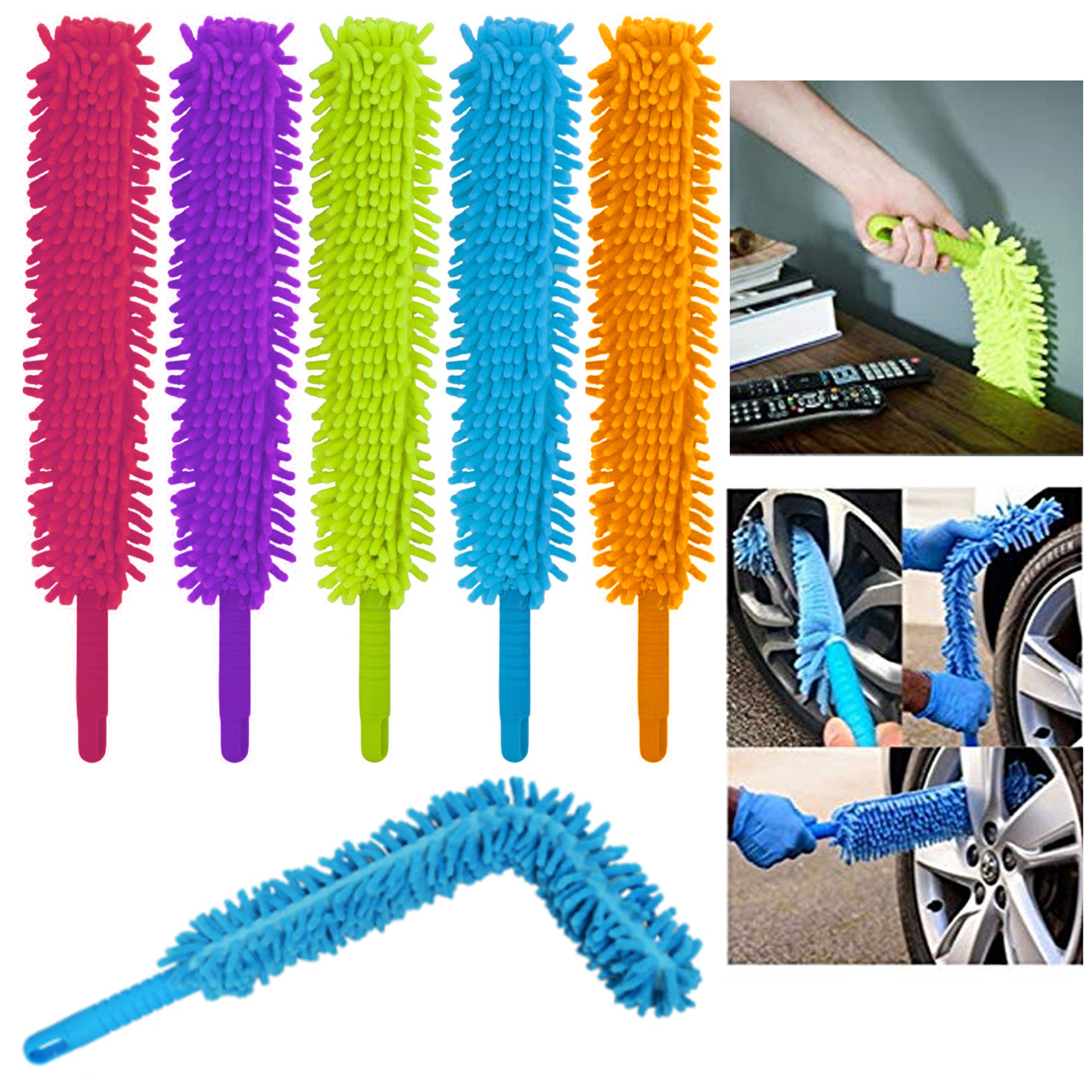 Microfiber Duster Dusting Cleaner Auto Car Truck Home Cleaning Washable ...