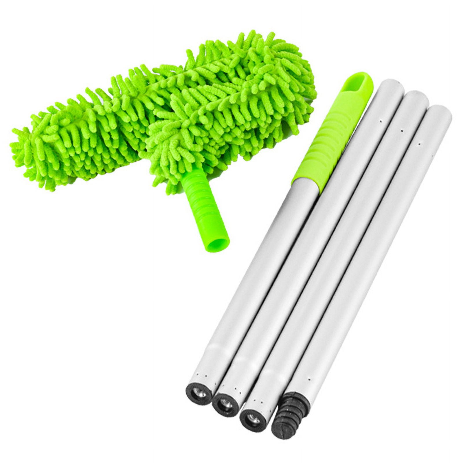 Microfiber Duster Extendable Duster with Extra Long Pole, Bendable Head ...