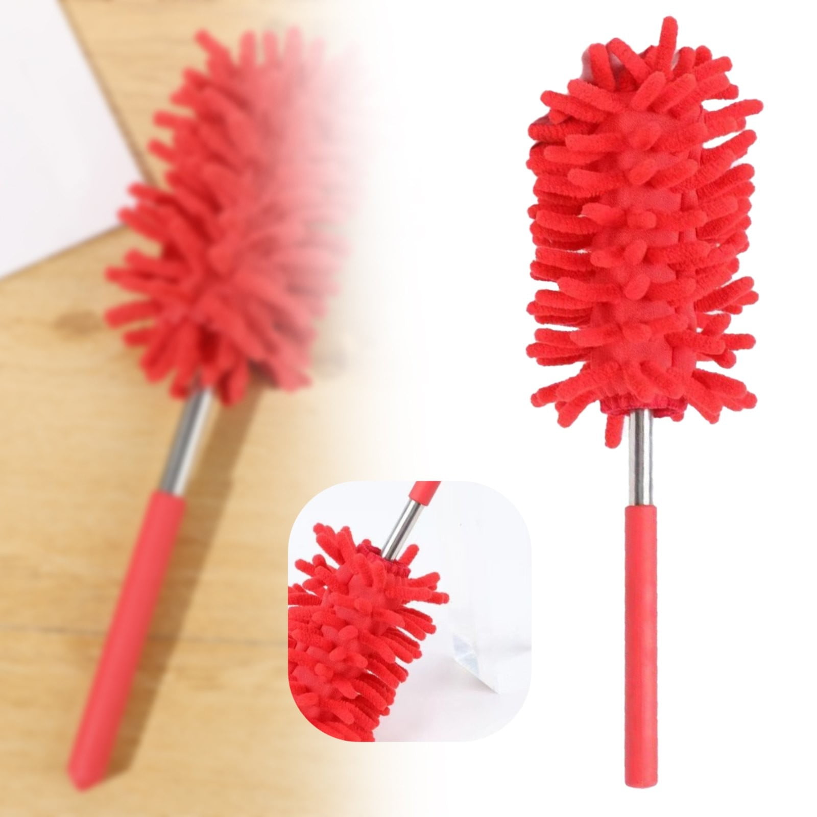 Microfiber Duster Snowler Extendable Dusting Brush Multi Purpose ...
