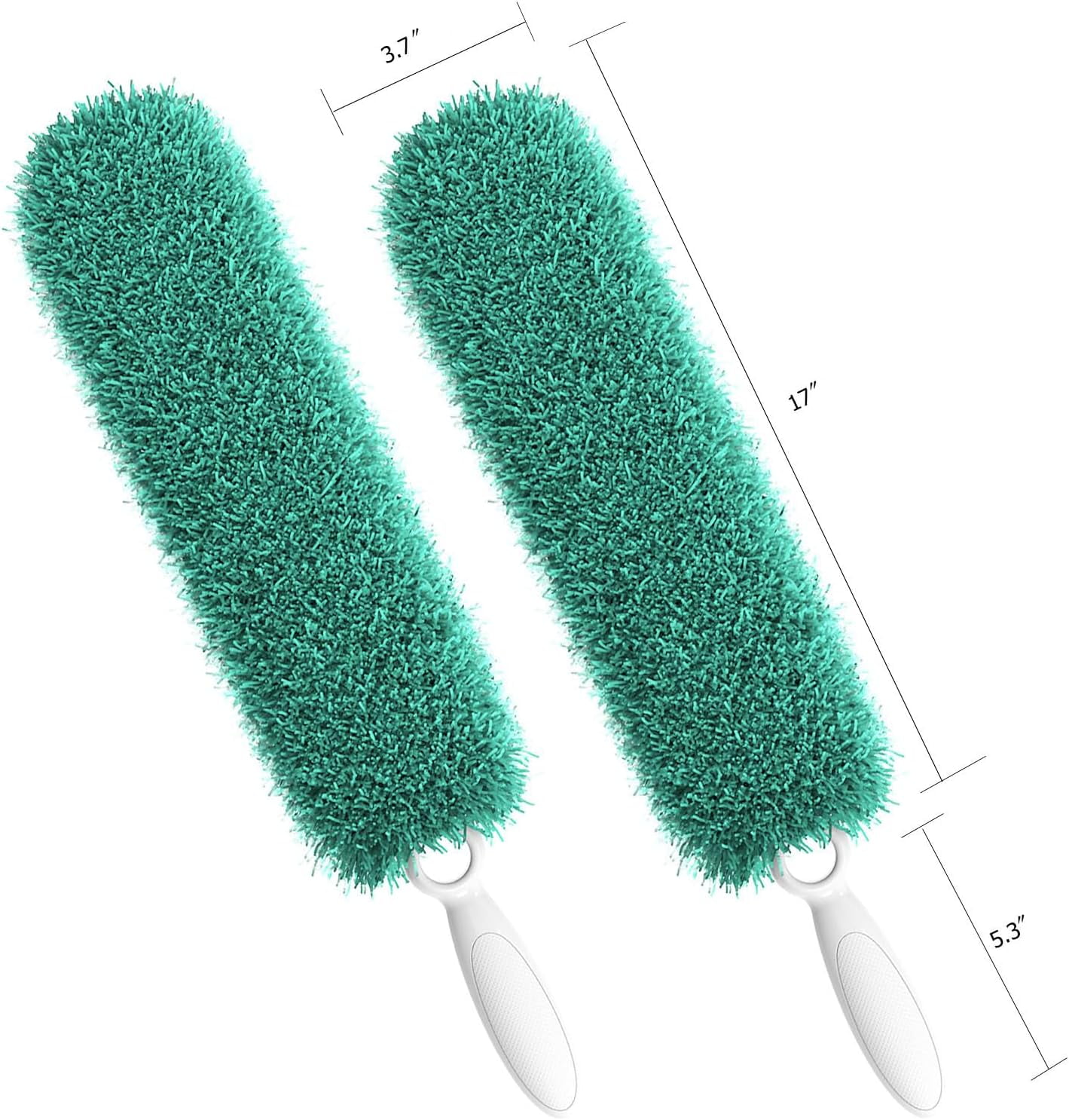 Microfiber Duster with Handle and Washable Duster Head, Dusters for ...