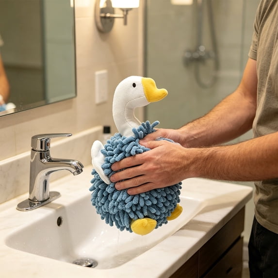 Microfiber Dusting Hand Towel, Detachable Washable Cleaning Cloth, Cute ...