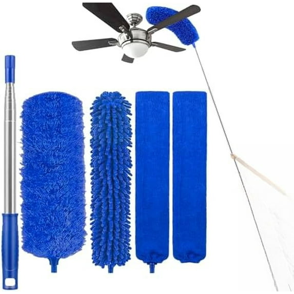 Microfiber Feather Duster 5-in-1 Kit for Dusting and Cleaning – 30–100 ...
