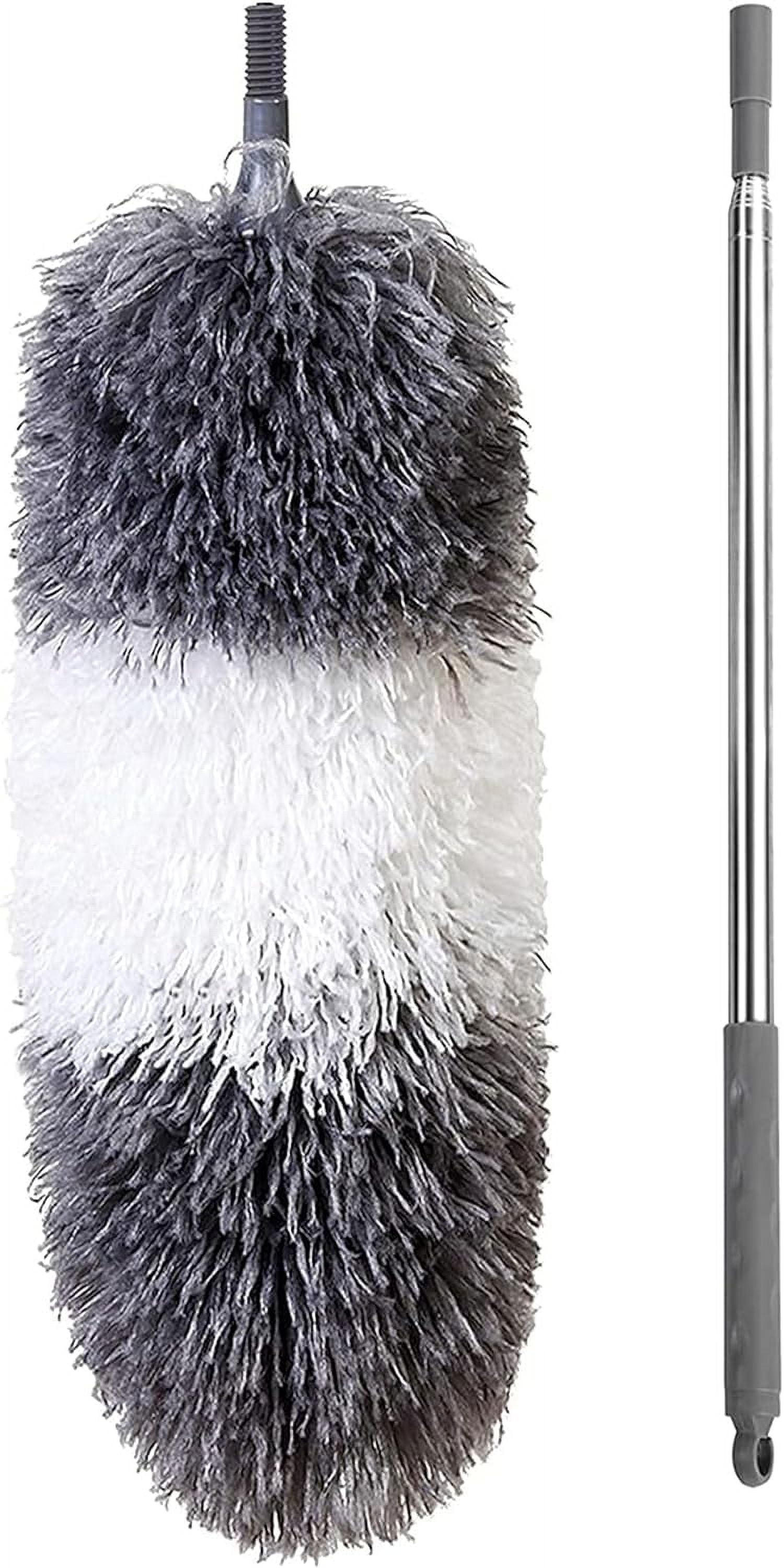 Microfiber Feather Duster with Extendable Pole and Bendable Head, 100 ...