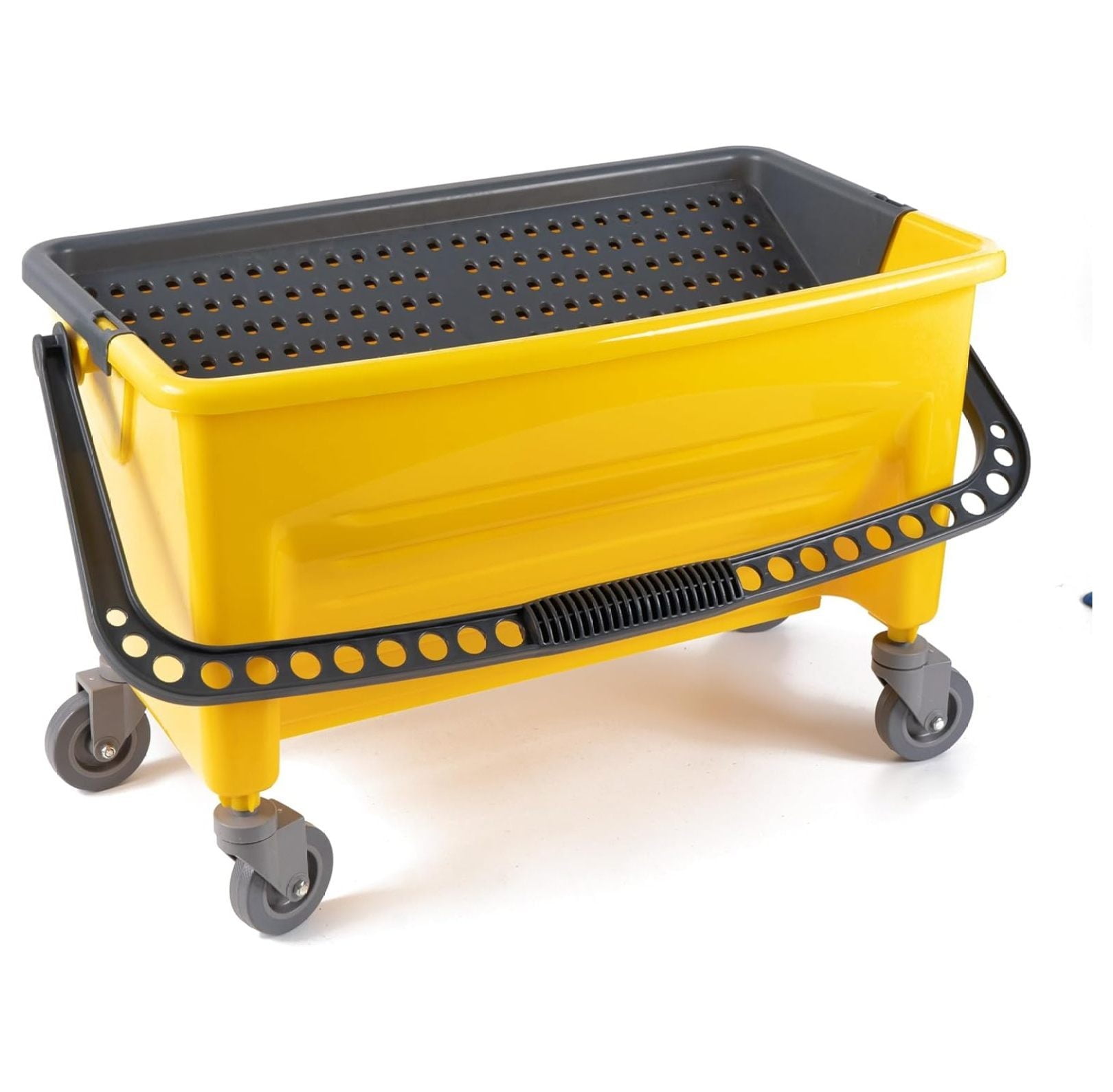 Wang Lin Jun Microfiber Finish Bucket with Sieve, Press Wring Mop ...