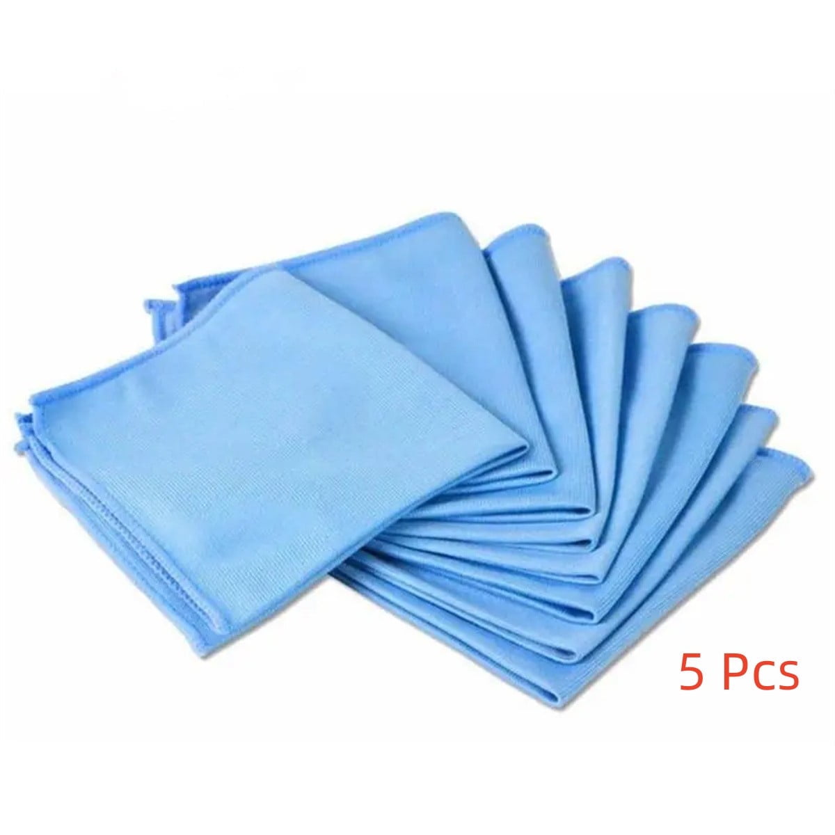 Microfiber Glass Cloth, Glass Shower Cleaning Cloth 5Pcs, Large Cloth ...