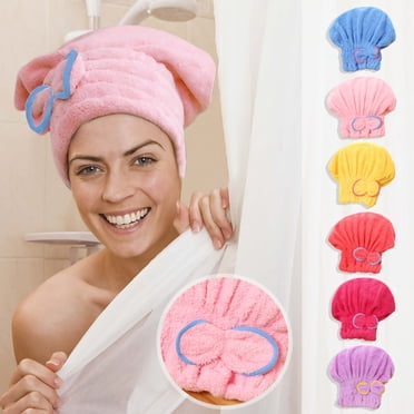Super Absorbent Hair Towel Wrap for Wet Hair, Microfiber Hair Drying ...