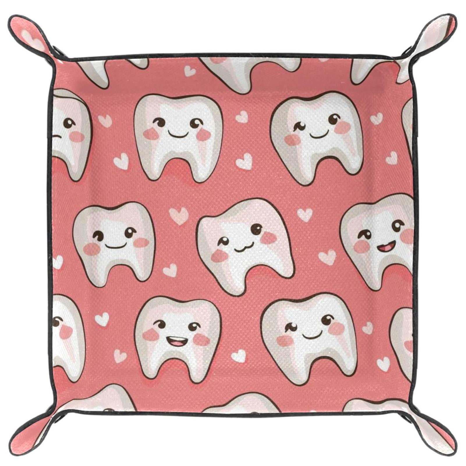 Microfiber Leather Dice Trays Folding for RPG DND Table Games, Tooth ...