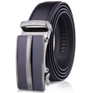 Mens Belt, Leather Ratchet Belt for Men Dress 1 3/8", Adjustable Trim ...