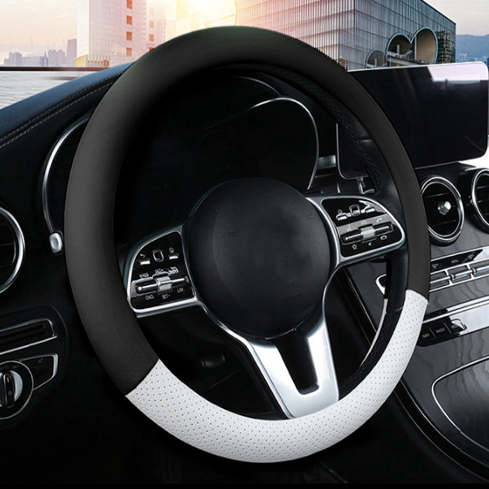 Microfiber Leather Steering Wheel Cover Automotive Steering Wheel ...