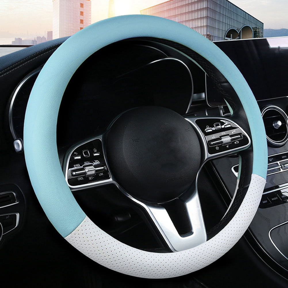 Microfiber Leather Steering Wheel Cover Automotive Steering Wheel ...